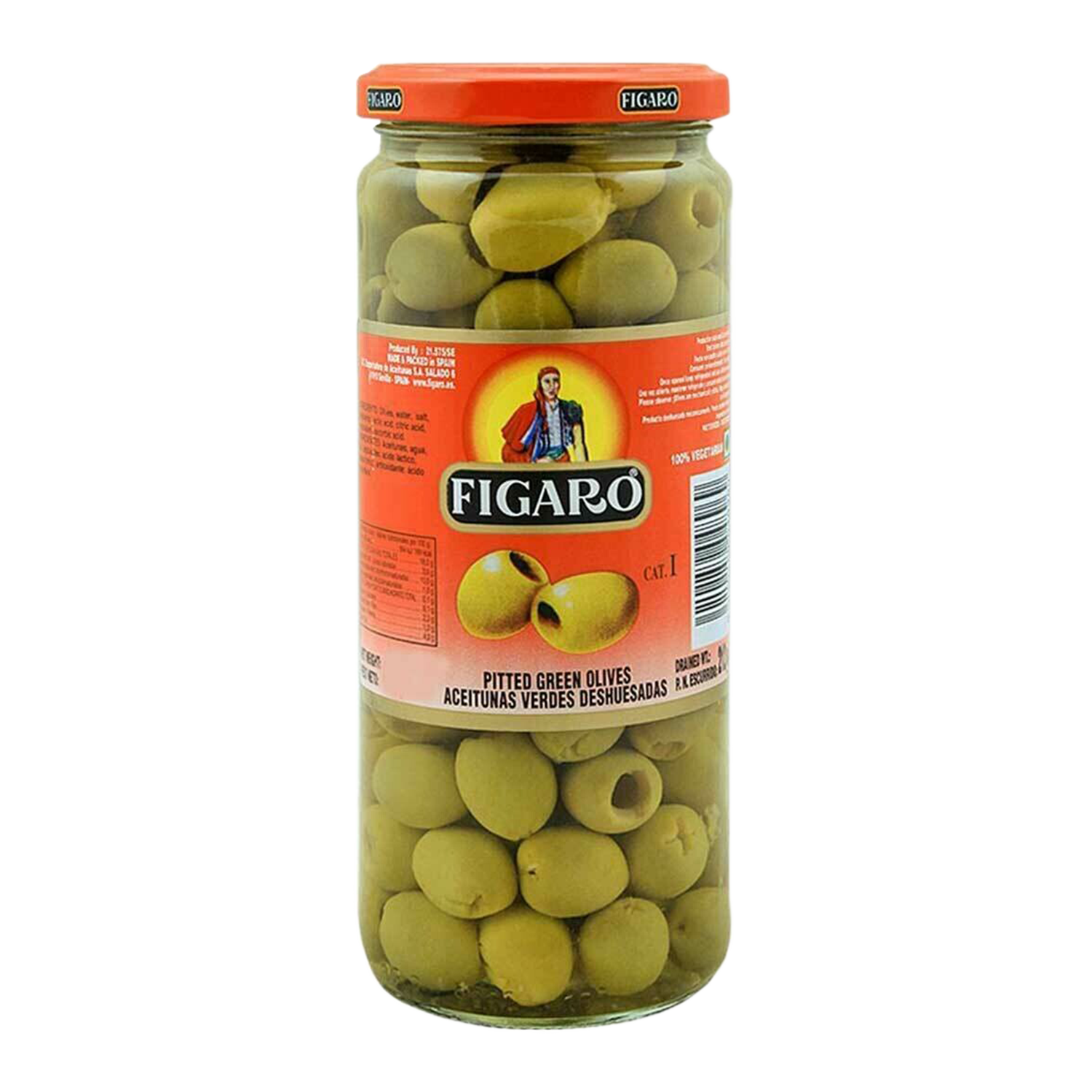 Figaro Pitted Green Olives 420 G – palmtreeshopping