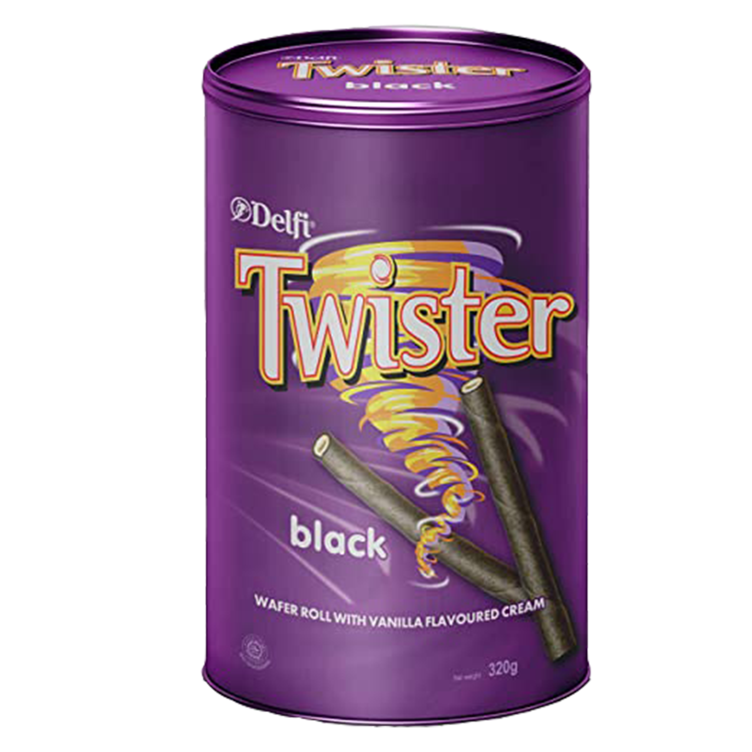 Delfi Twister Black - Vanilla 320G – palmtreeshopping