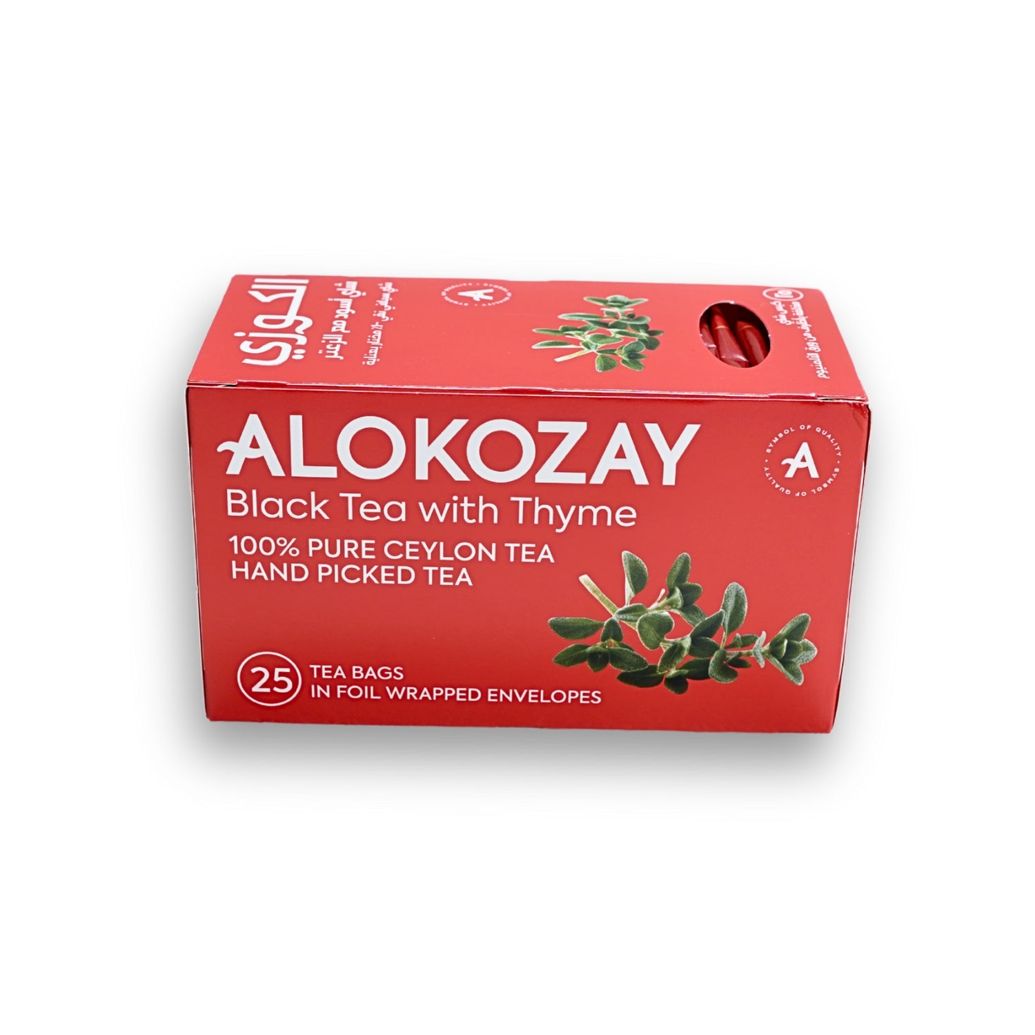 Alokozay Black Tea With Thyme 25 Bags – palmtreeshopping